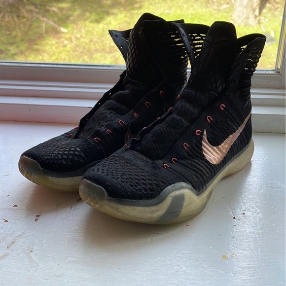 Nike | Shoes | Rare Kobe X Elite High Rose Gold Black Basketball ...